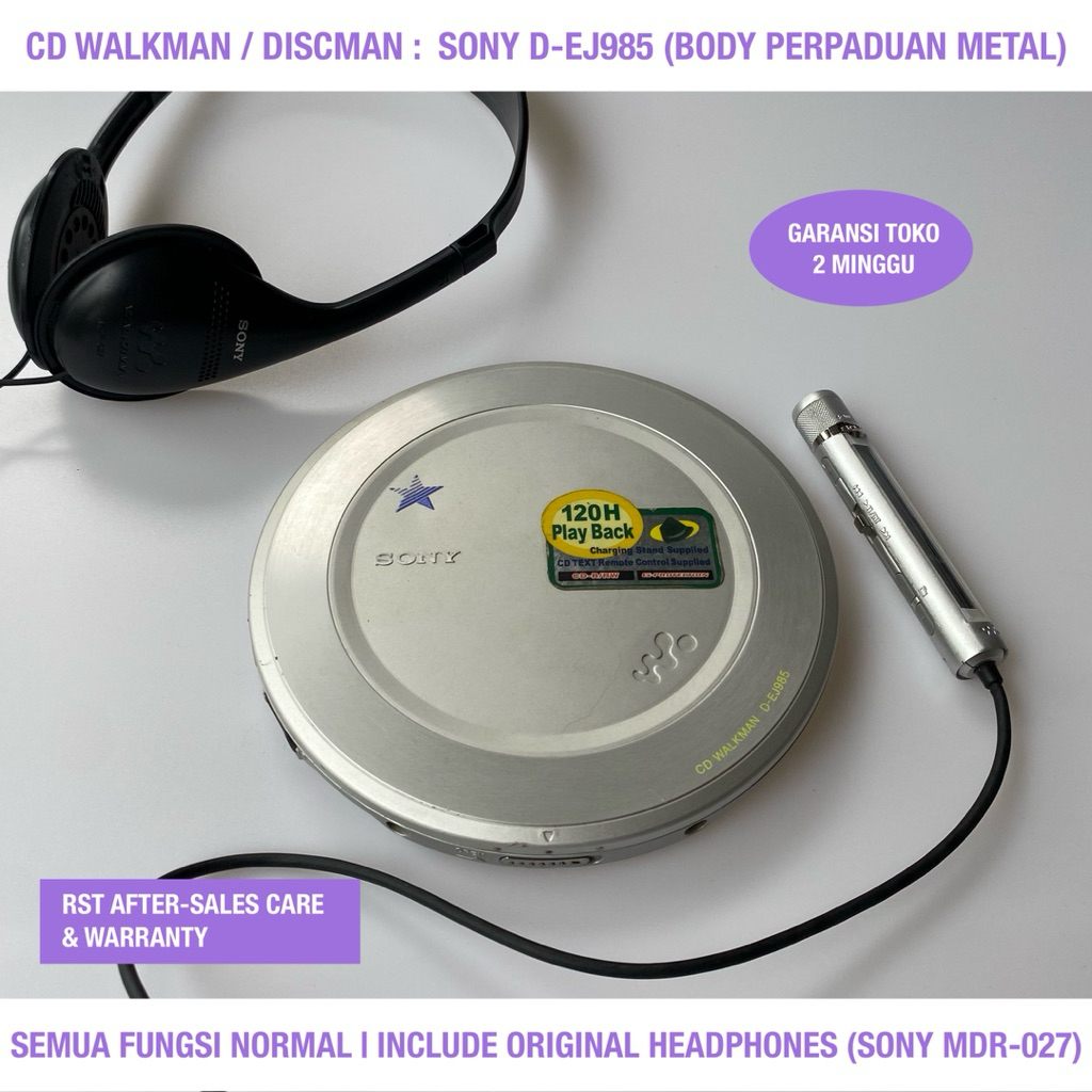 Jual CD Walkman / Discman: Sony D-EJ985 (Body Perpaduan Metal ...