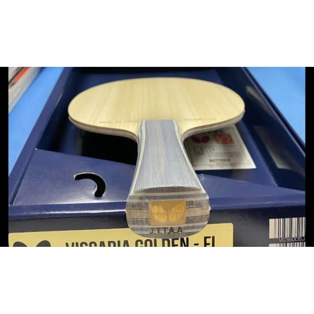Jual Terbaik Blade pingpong tenis meja Butterfly Viscaria Golden ...