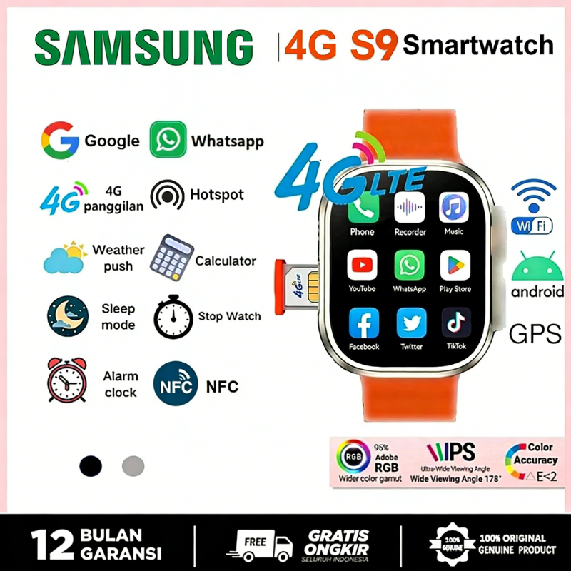 Jual 4G Sim card LDS Samsung Smartwatch S9 ULTRA 4G & 5G | RAM 4 / 64GB ...