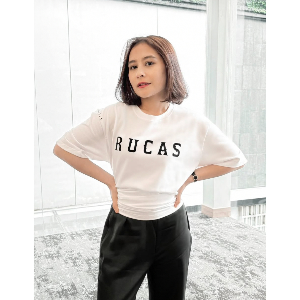 Jual RUCAS The Initial White Tee | Kaos Polos Putih Premium Unisex ...
