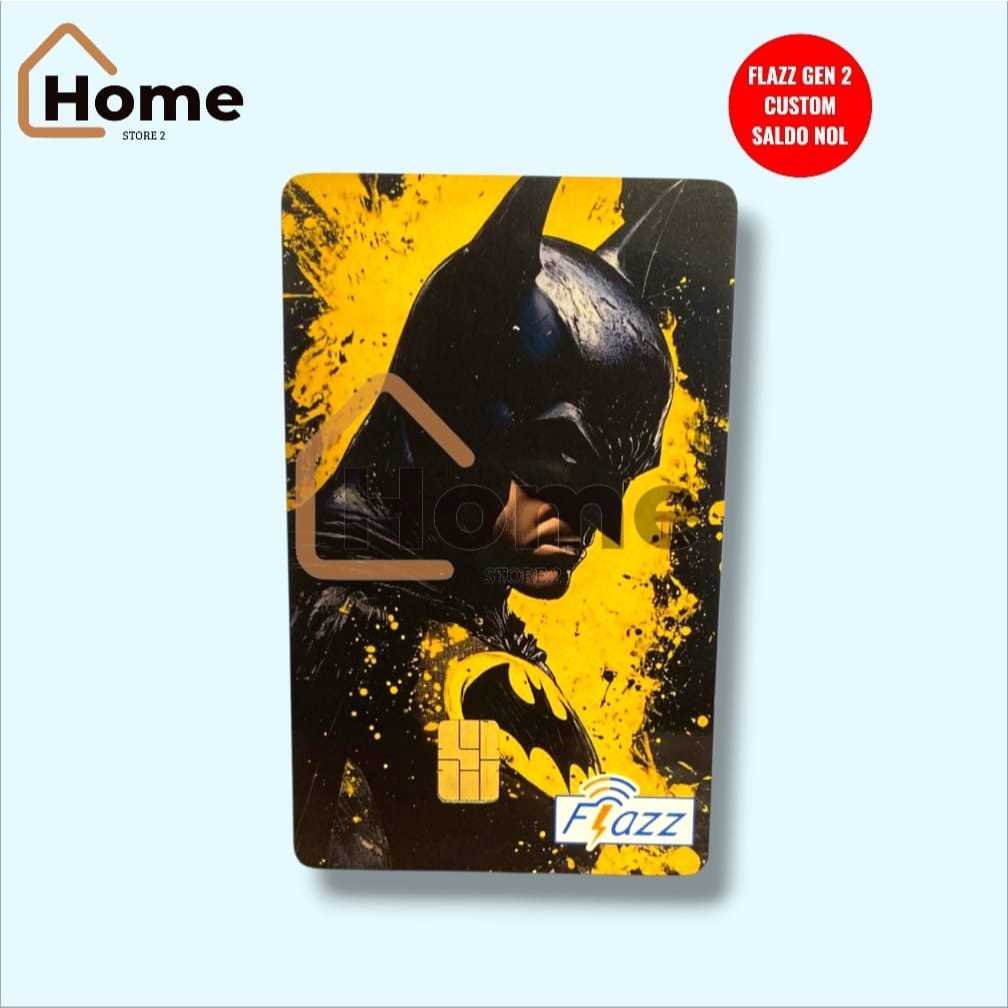 Jual KARTU ETOLL FLAZZ BCA GEN 2 CUSTOM SUPPORT NFC - BATMAN YELLOW ...