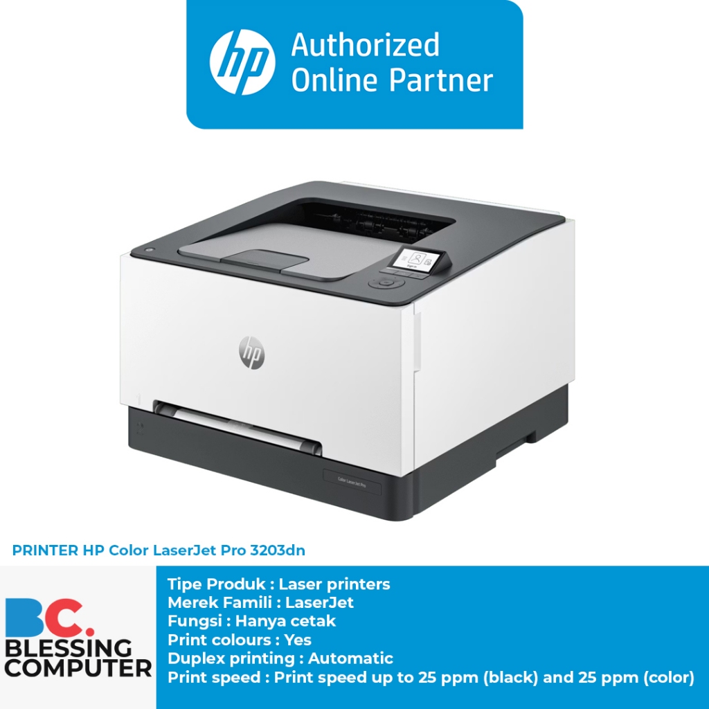 Jual PRINTER HP Color LaserJet Pro 3203dn | Shopee Indonesia