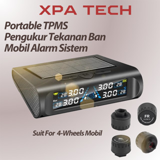Jual XPA TPMS Solar Charging Pengukur Tekanan Ban Mobil Alarm Sistem ...