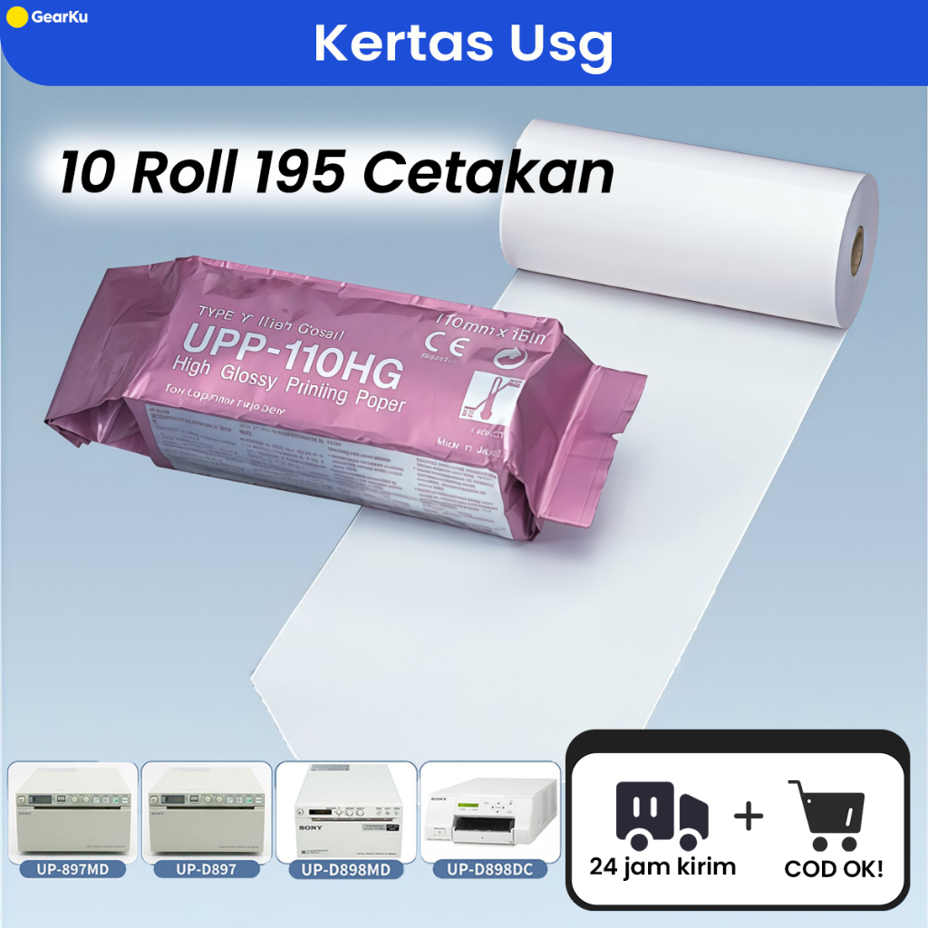 Jual Kertas Usg/Compatibl Paper Sony 110Hg/ Kertas Usg Sony/Printer ...