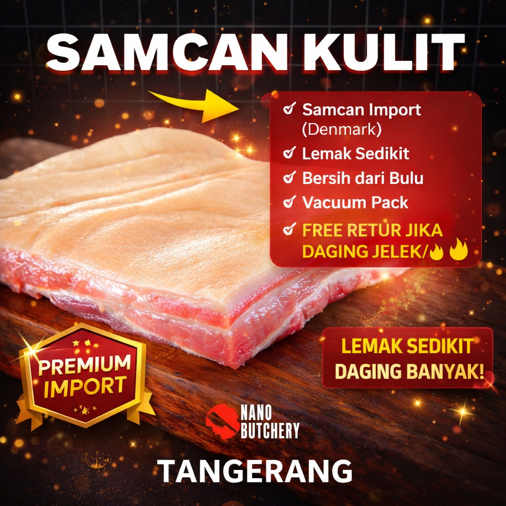 Jual [REKOMENDASI] Daging Babi Samcan / Pork Belly / Wuhua Rou / Go Sam ...
