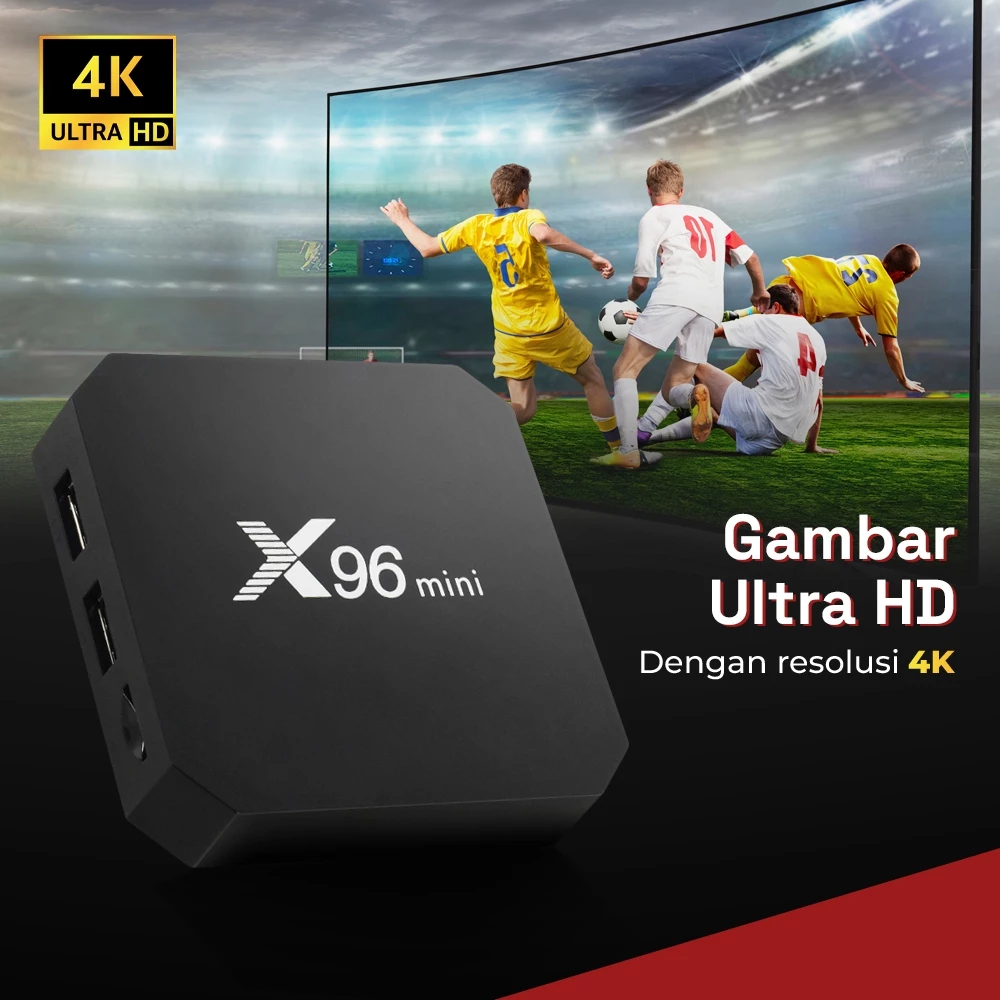 Jual X96 Mini Android TV Box Mini - 2GB RAM, 16GB ROM, WiFi 2.4G ...