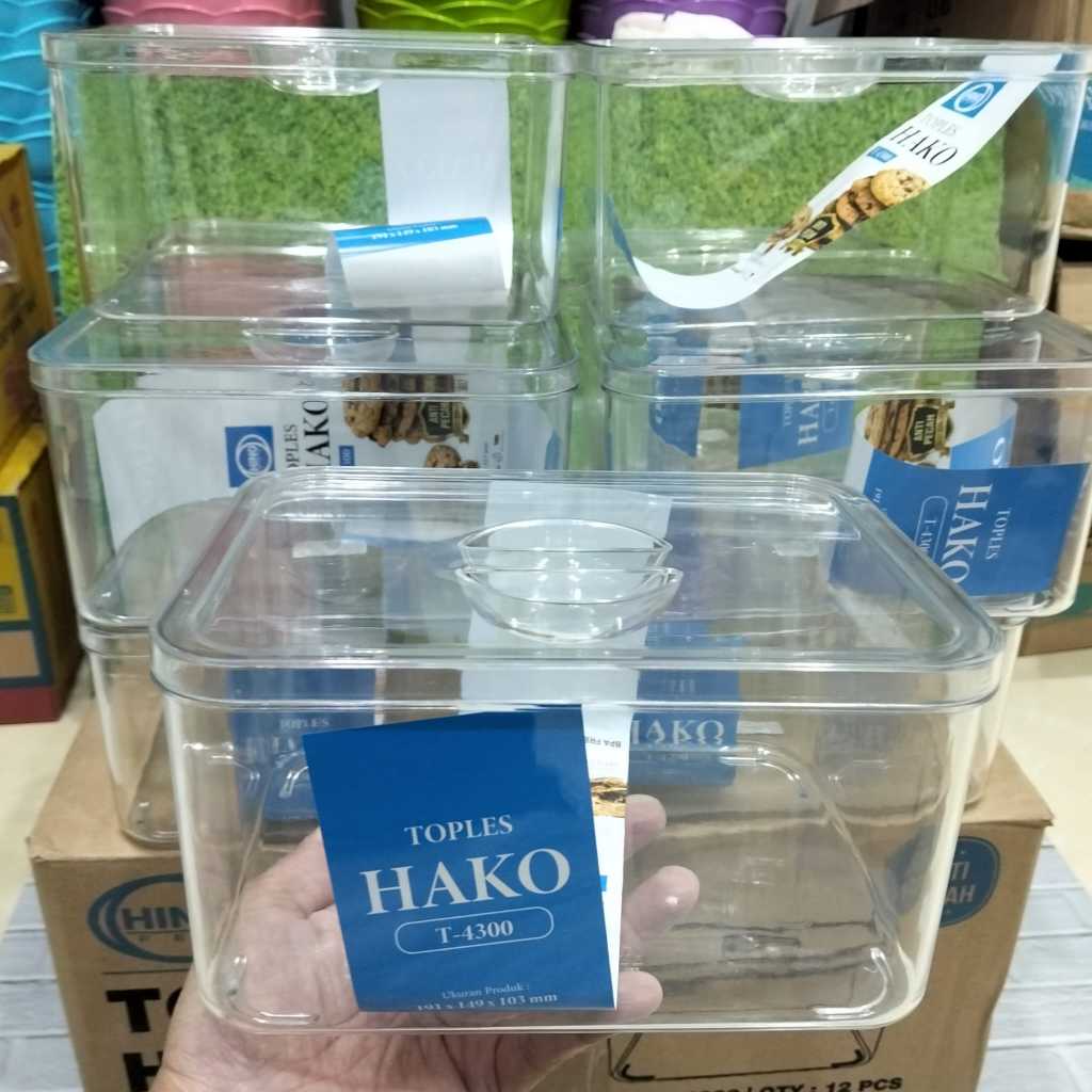 Jual 3 Pcs Toples Hako Kotak Bening Tempat Prasmanan Seblak 2,3Liter ...