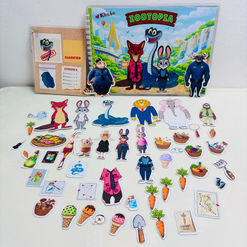 Jual Paper Doll Zootopia – Boneka Kertas Bongkar Pasang | Mainan Anak ...