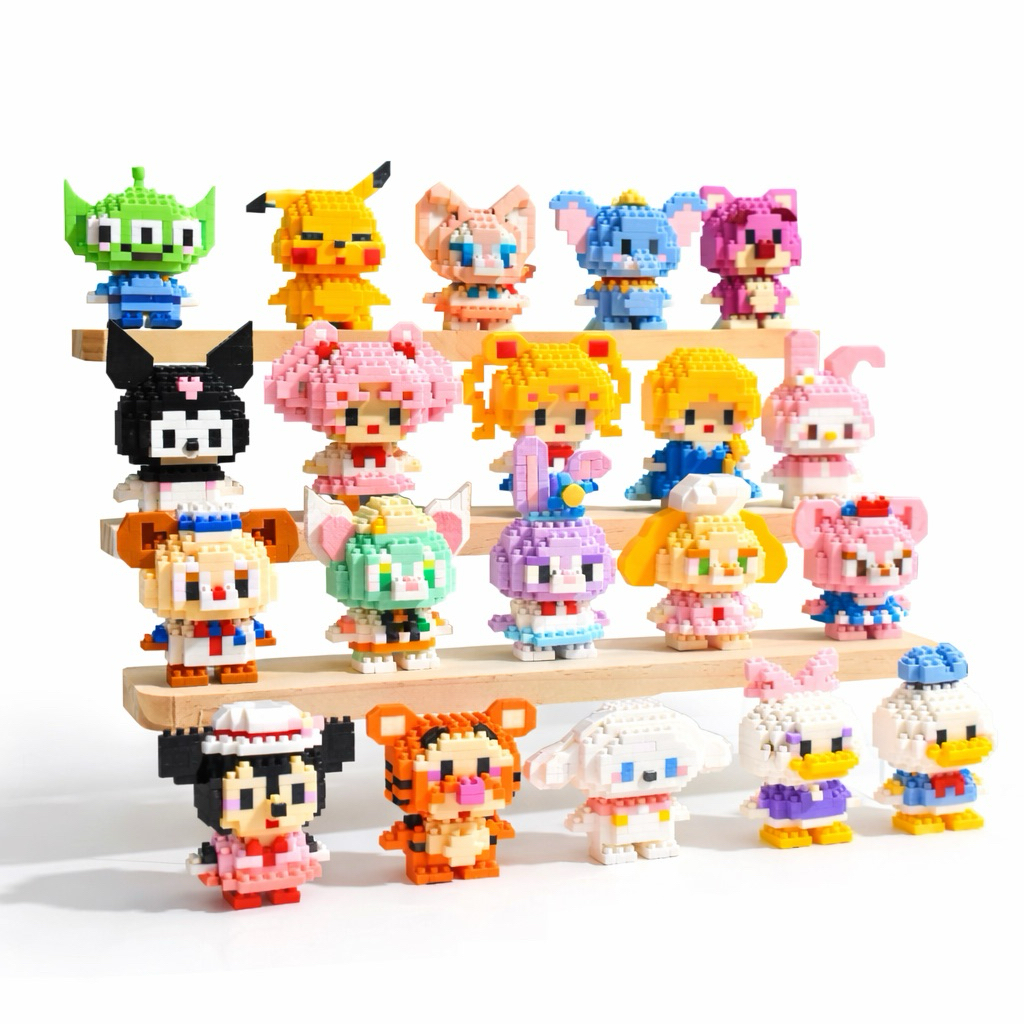 Jual Mini Bricks Aneka Karakter - Mainan 3D Puzzle Merakit DIY Koleksi ...