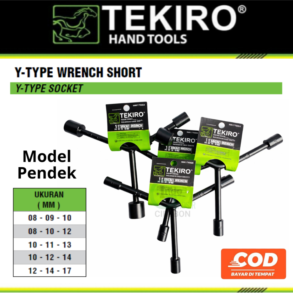Jual TEKIRO Kunci Y Pendek Semua Ukuran Y-type Wrench | Shopee Indonesia