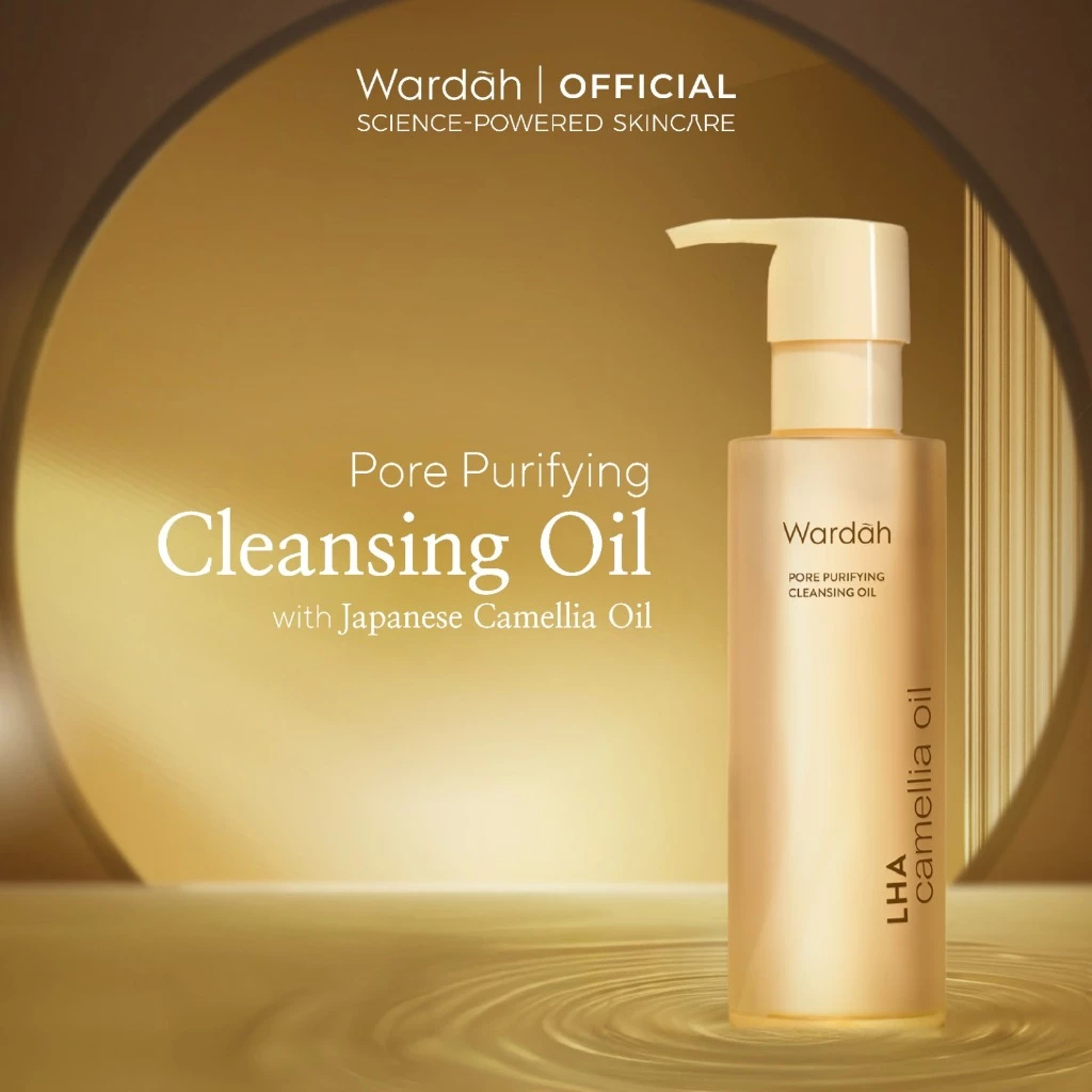 Jual New ! Wardah Cleansing Oil LHA Camellia Oil Pore Purifying 140 ml ...
