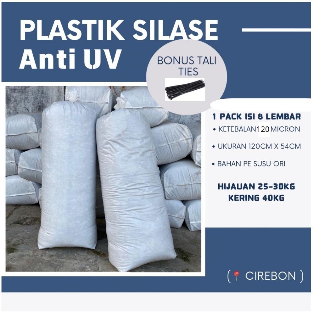 Jual Plastik Silase 120 mikron Plastik Pakan Ternak anti UV 120 micron ...