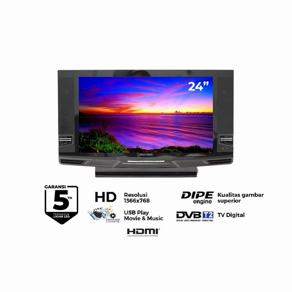 Jual Led TV TAbung 24 inch PLD 24V223 Digital Ready | Shopee Indonesia