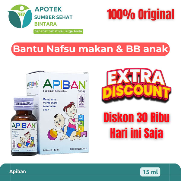 Jual Apiban Drop – Vitamin Omega 3 untuk Nutrisi Otak Anak | Shopee ...