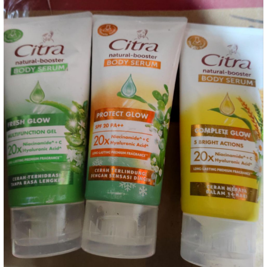 Jual CITRA Natural Booster BodySerum 3Varian 180ml | Shopee Indonesia