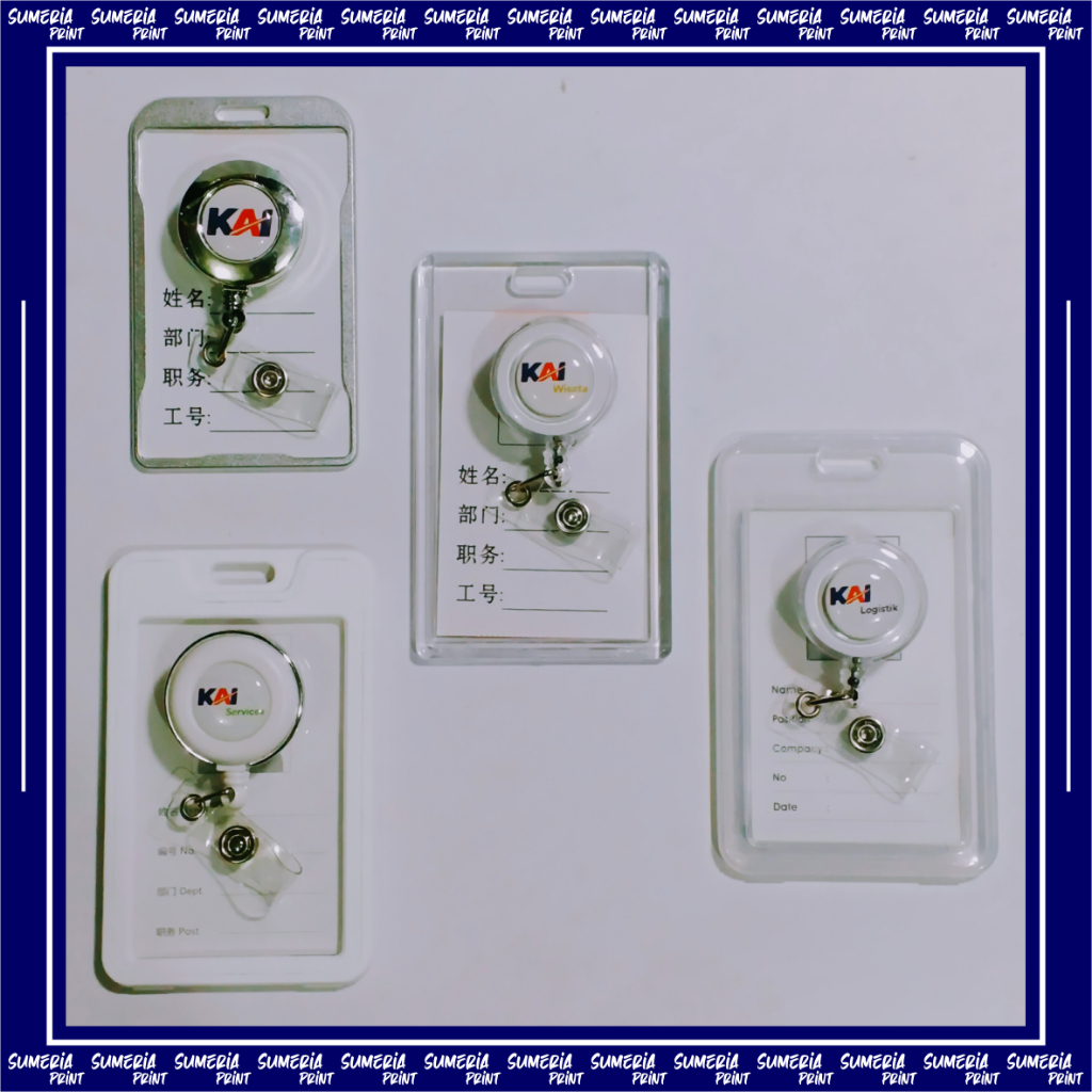 Jual Gantungan Yoyo Id Card KAI : Kereta Api Indonesia + Tempat/Holder ...