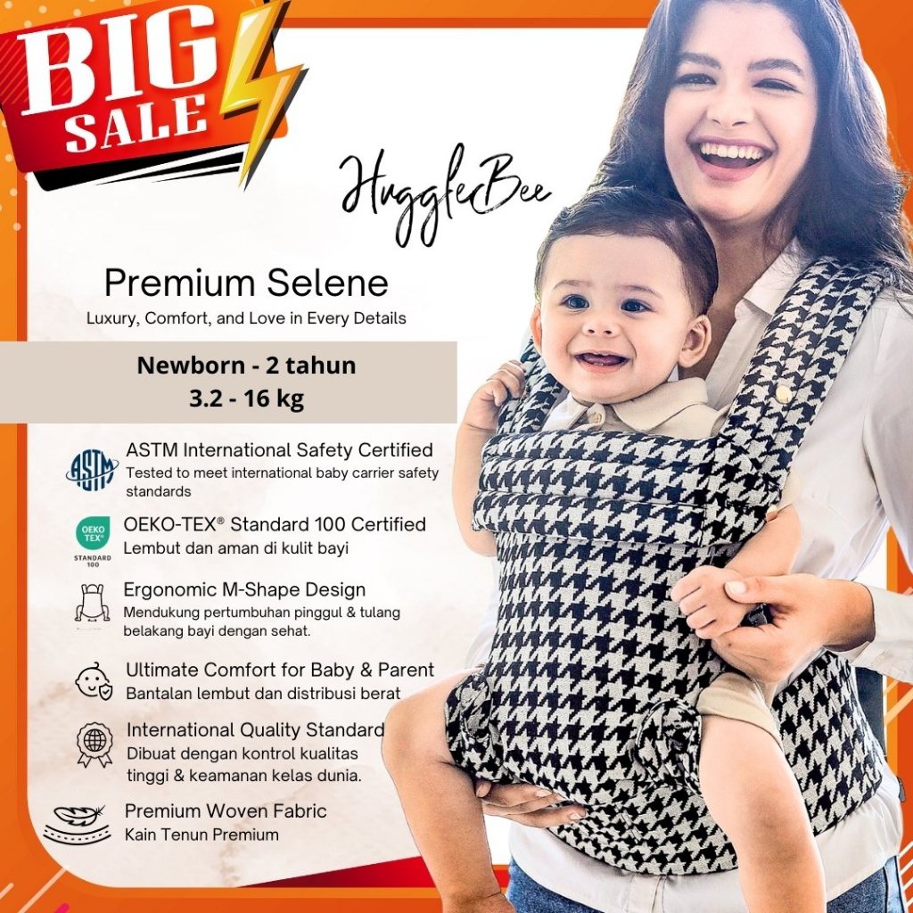 Jual HuggleBee Selene M Shape Hadap Depan Dalam Belakang SSC - Newborn ...
