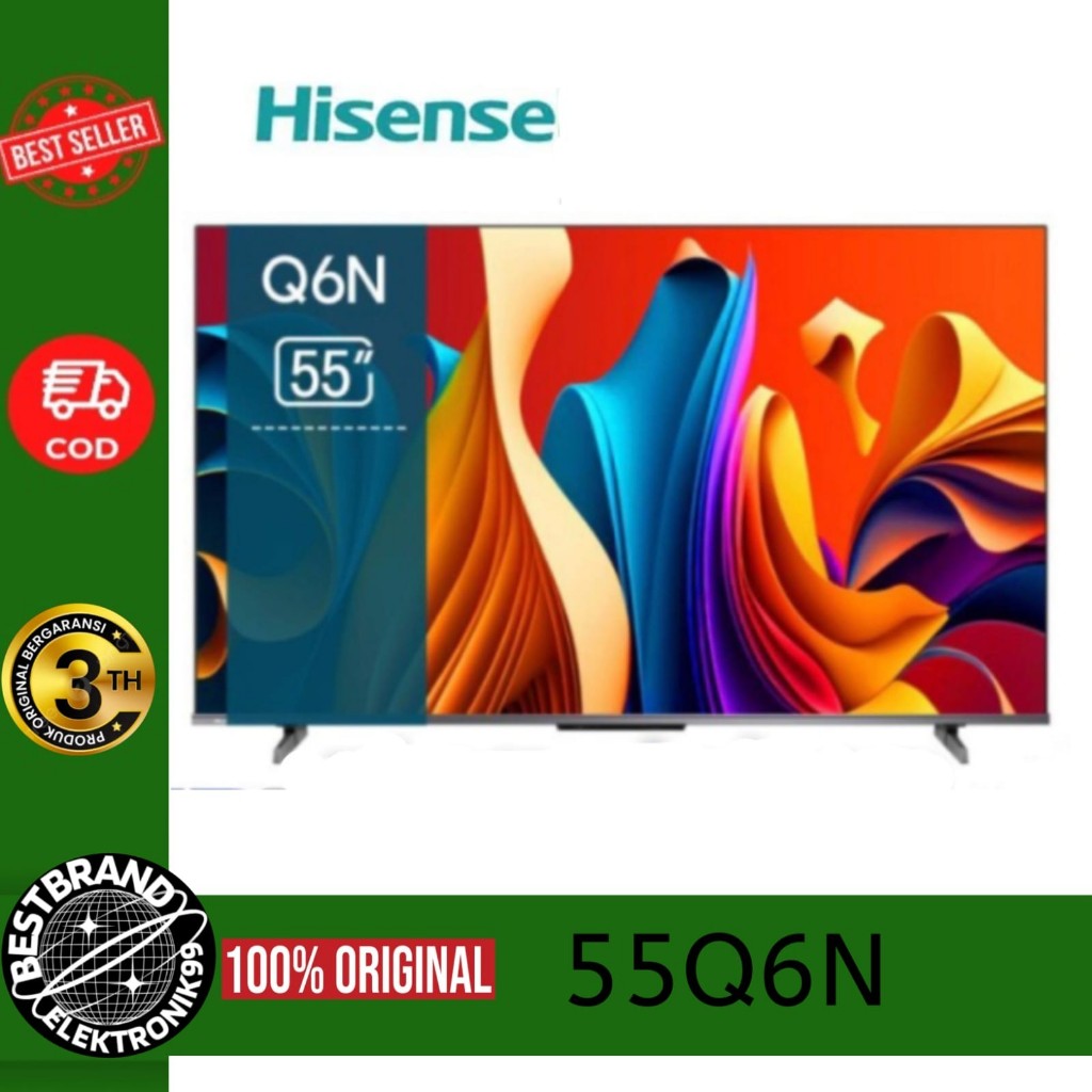 Jual Hisense 55Q6N LED TV 55 Inch - QLED - UHD 4K - GoogleTV - Dolby ...