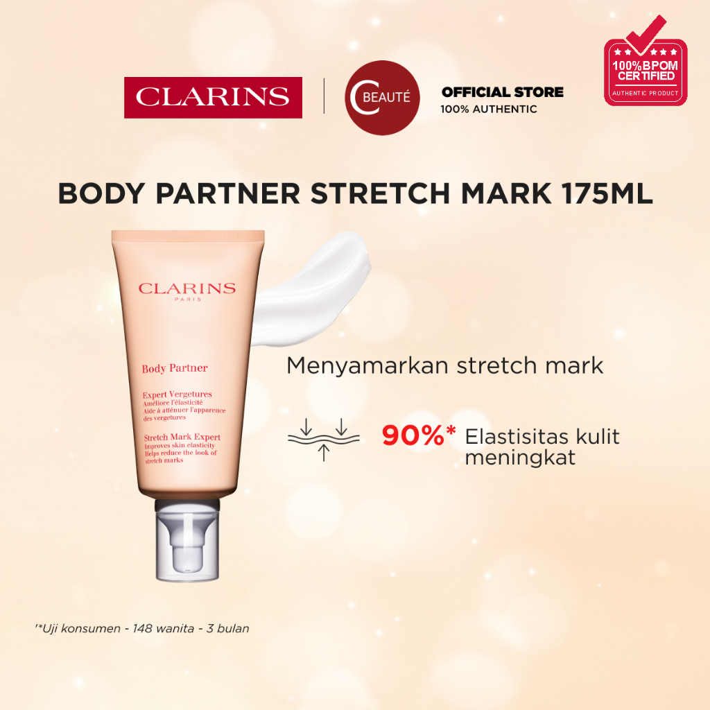 Jual CLARINS Body Partner Stretch Mark Expert 175ml - Krim Stretchmark ...