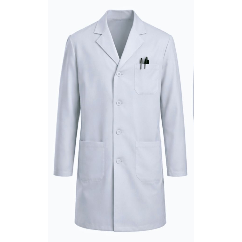 Jual Jas Laboratorium Putih / Lab Coat / Baju Praktikum – Unisex ...