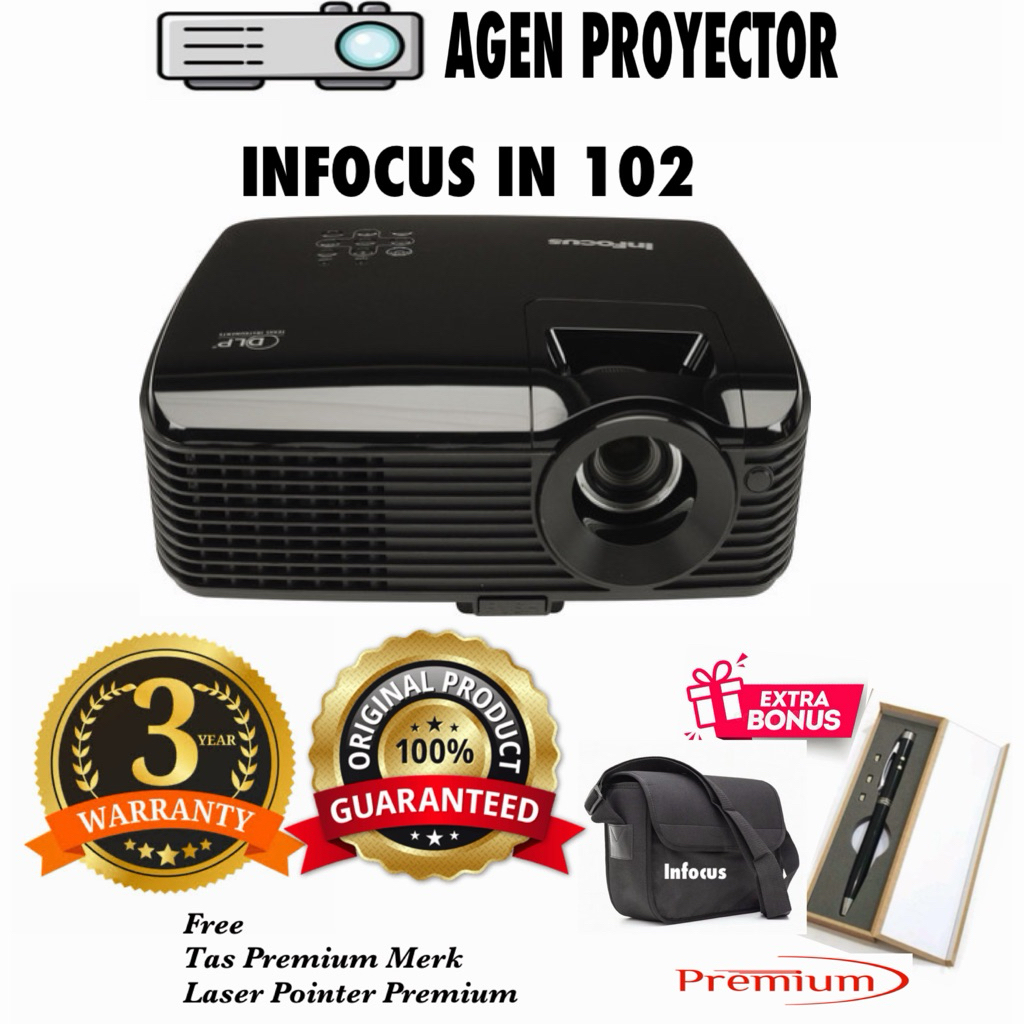 Jual PROYECTOR INFOCUS IN 102 ORIGINAL PRODUCT | Shopee Indonesia