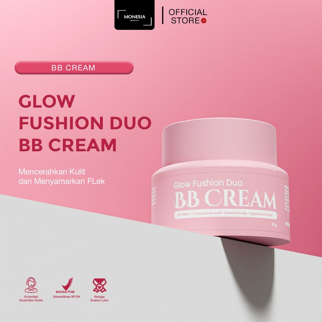 Jual Monesia Apothecary – Glow Fushion Duo BB Cream | Shopee Indonesia