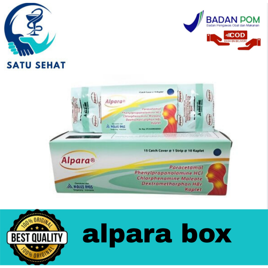 Jual Alpara Kaplet Flu Dan Batuk 1 Strip 10 Kaplet | Shopee Indonesia