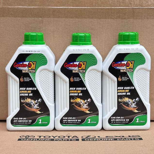 Jual Genuine Oli Mesin Daihatsu Astra Genuine R Oil NANO TECH SAE 0W-20 ...