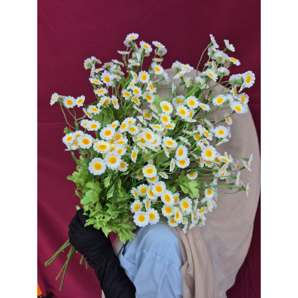 Jual FLOWER BUNGA DAISY ARTIFICIAL BUNGA DEKORASI BUNGA PREMIUM BUNGA ...