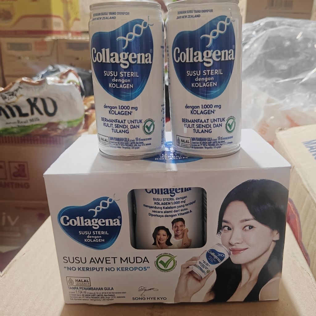 Jual susu steril Collagena 24 / 10 /5 x 189ml | Shopee Indonesia