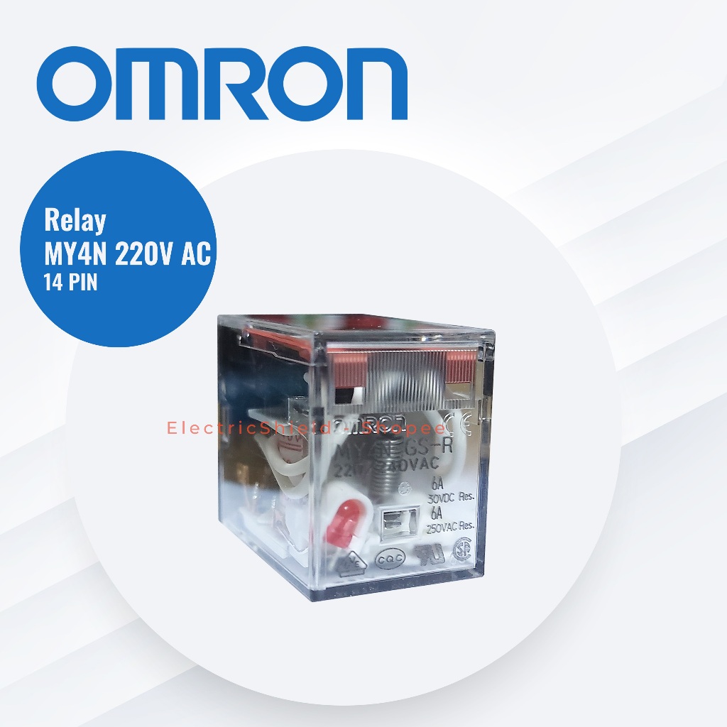 Jual Relay Omron MY4N 220V AC 14 pin | Shopee Indonesia