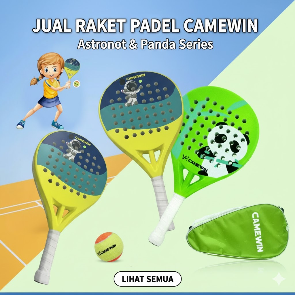 Jual Raket Padel Anak dan Remaja CWIN EVA Foam Fiberglass | Shopee ...