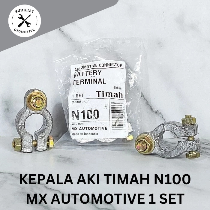 Jual KEPALA AKI MOBIL TIMAH UKURAN BESAR / KLEM TERMINAL AKI - N100 ...