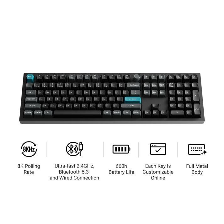 Jual Keyboard Wireless Keychron Q6 Ultra 8K Wireless Custom Mechanical ...