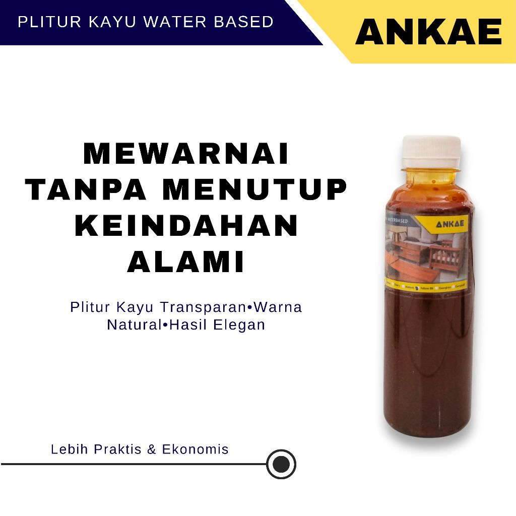 Jual Plitur Kayu Water Based Siap Pakai 250gr Politur Transparan Kayu ...
