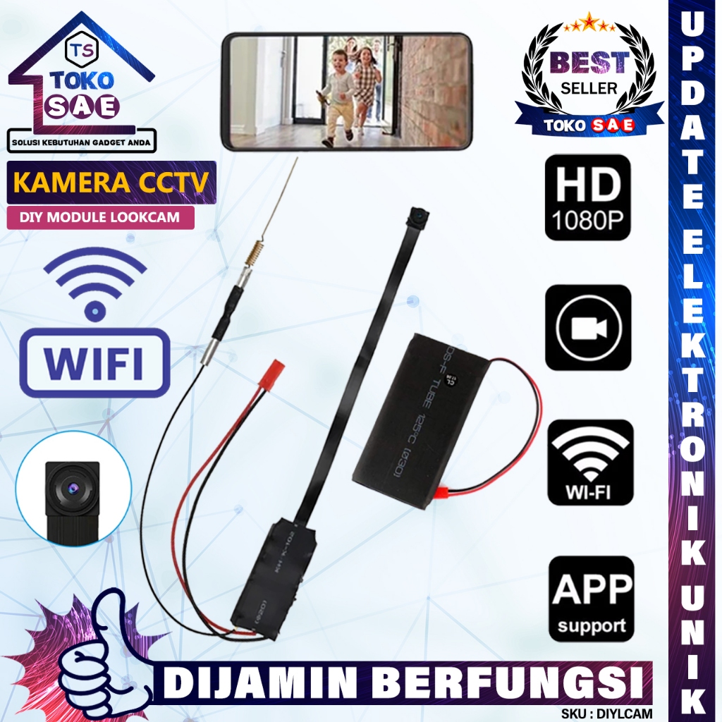 Jual Spy Camera Diy Module Wifi DIYLCAM Kamera Hidden Cam CCTV Mini ...
