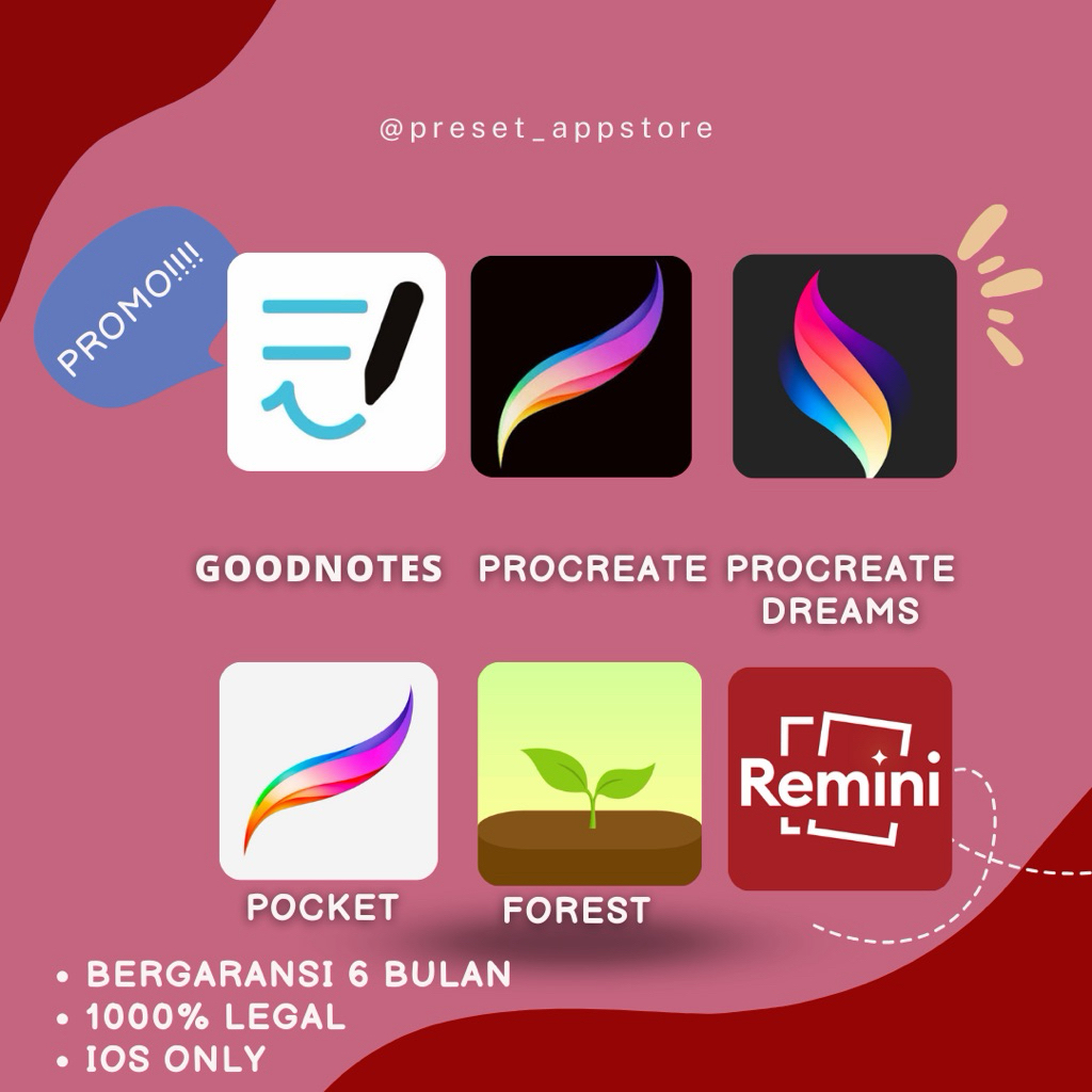 Jual Procreate Terlengkap & Harga Terbaru Mei 2026 | Shopee Indonesia