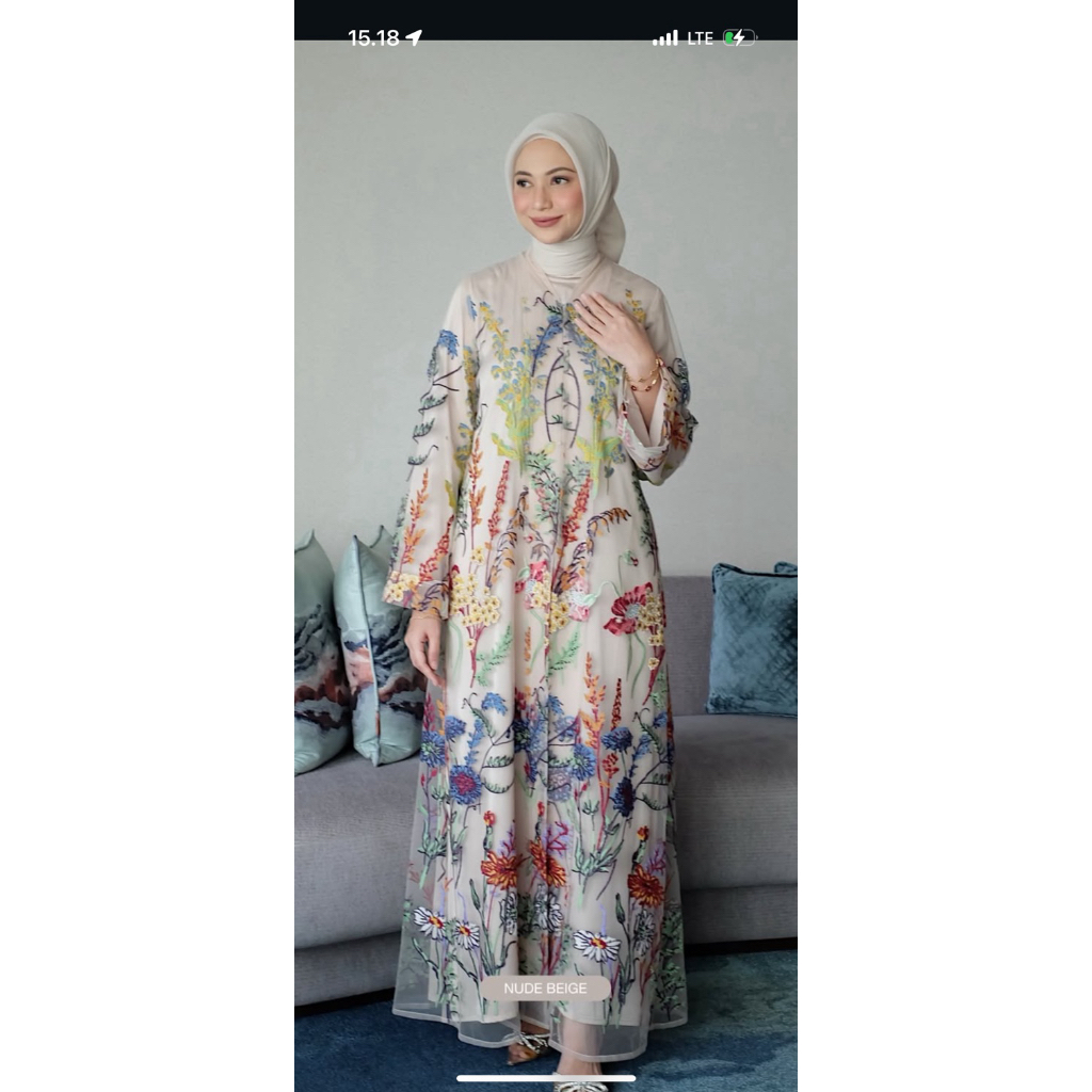 Jual ABAYA DRESS SARAH THE KABEL || MYRA SERIES DRESS || INARA DRESS by ...