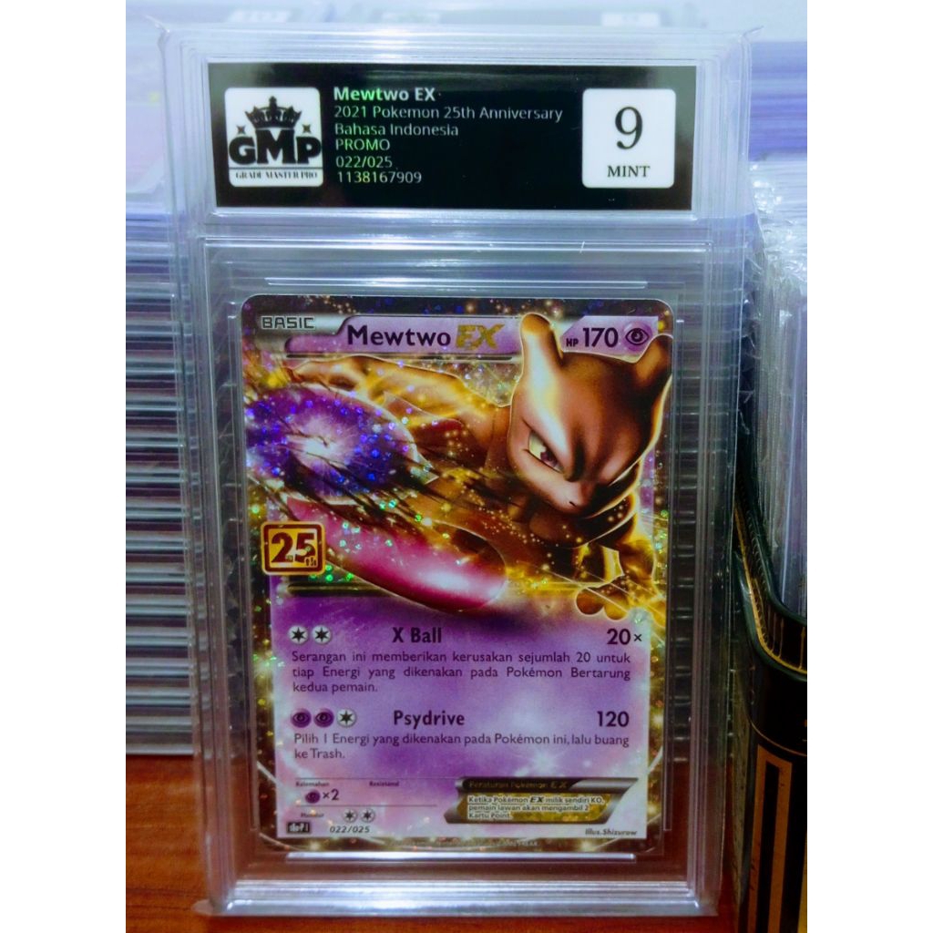 Jual Mewtwo EX 2021 Pokemon 25th Anniversary Grade Master Pro 9 ...