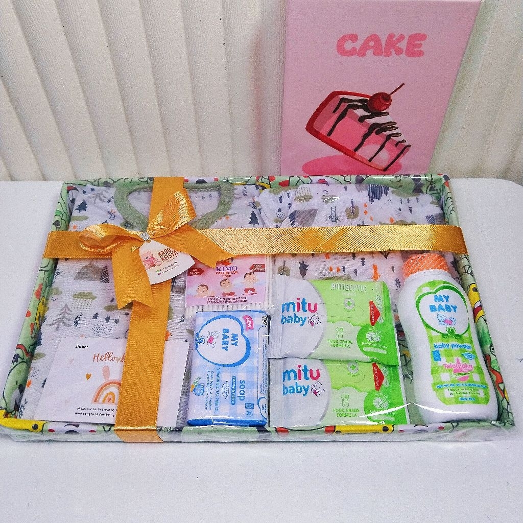 Jual Parcel bayi murah free kartu ucapan kado lahiran hampers newborn ...