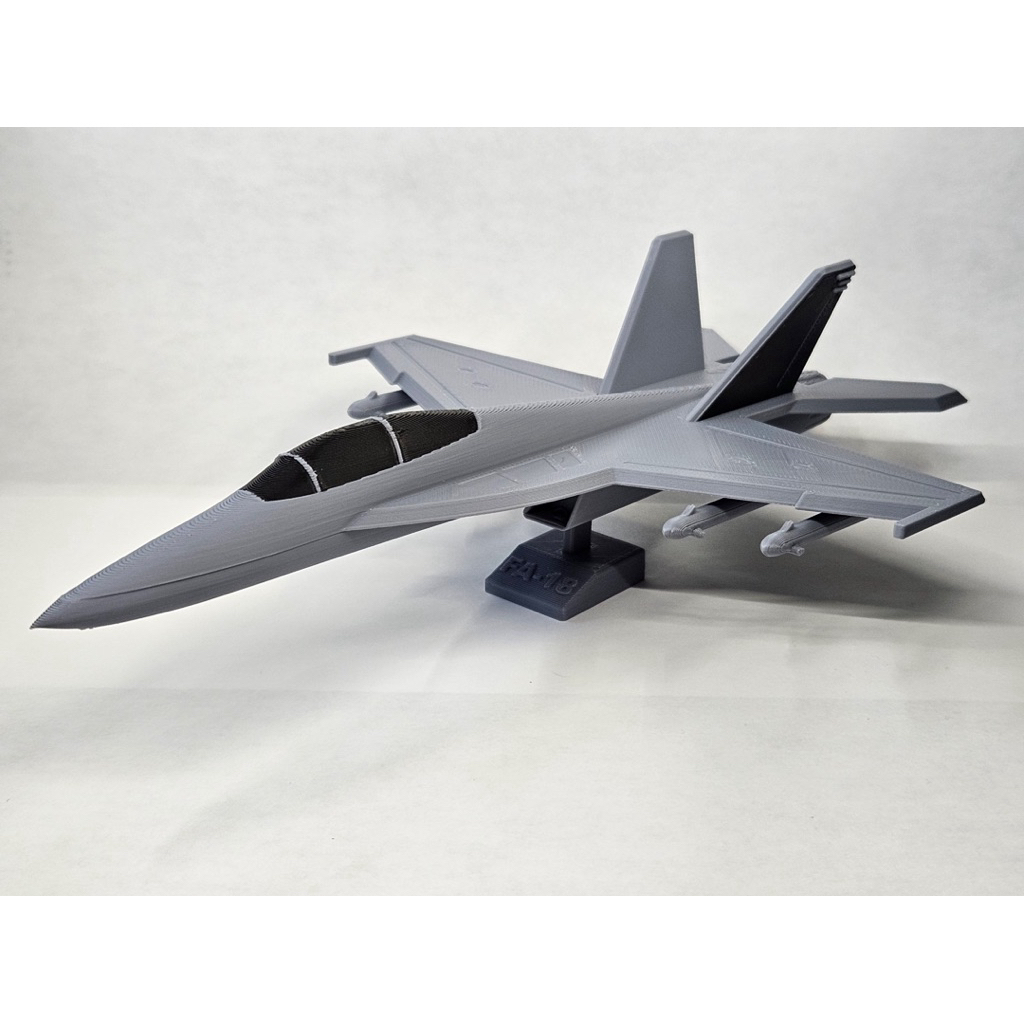 Jual Mainan Rakit Pesawat Tempur F18 Hornet Kit Card 3D Printed Puzzle ...