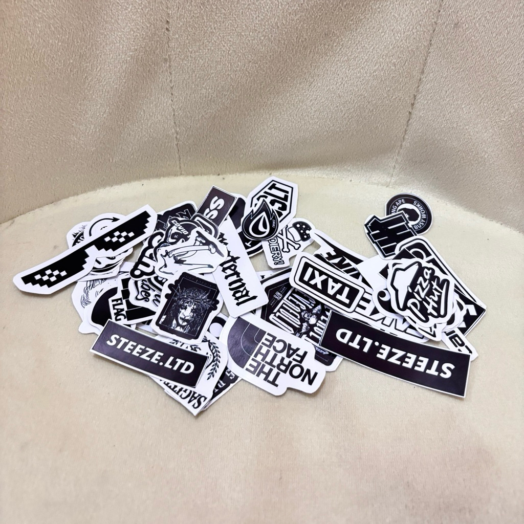 Jual Sticker BRAND Aesthetic Satuan [BNW] Premium Vinyl Waterproof ...