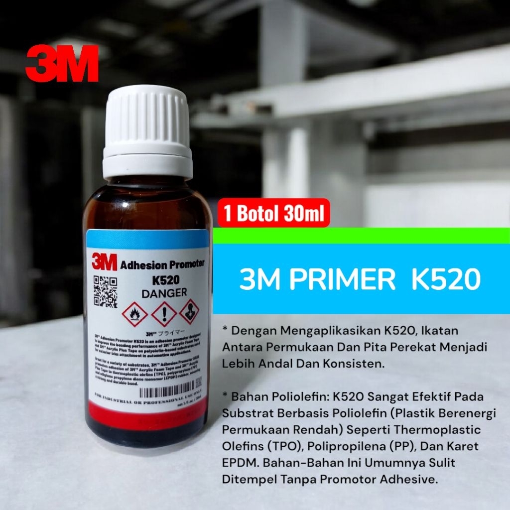 Jual 3M ™ Lem Primer Adhesion Promoter K520 Cairan Untuk Meningkatkan ...