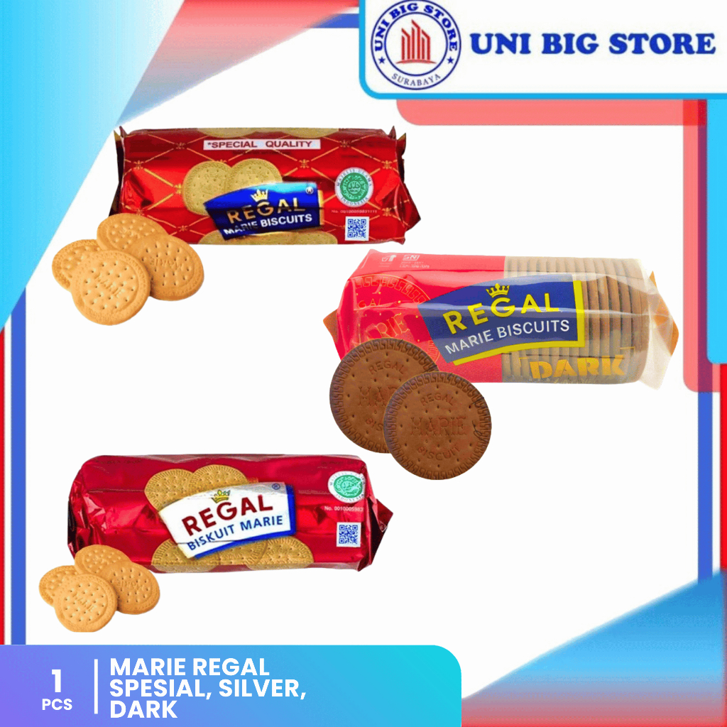 Jual Biskuit Marie Regal Silver Spesial Dark 230 gr 250 gr Biskuit Susu ...