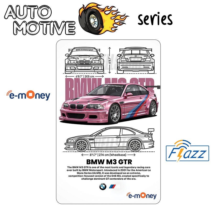 Jual Emoney / Flazz Gen 2 Custom Edisi Otomotif Mobil BMW M3 - Kartu ...