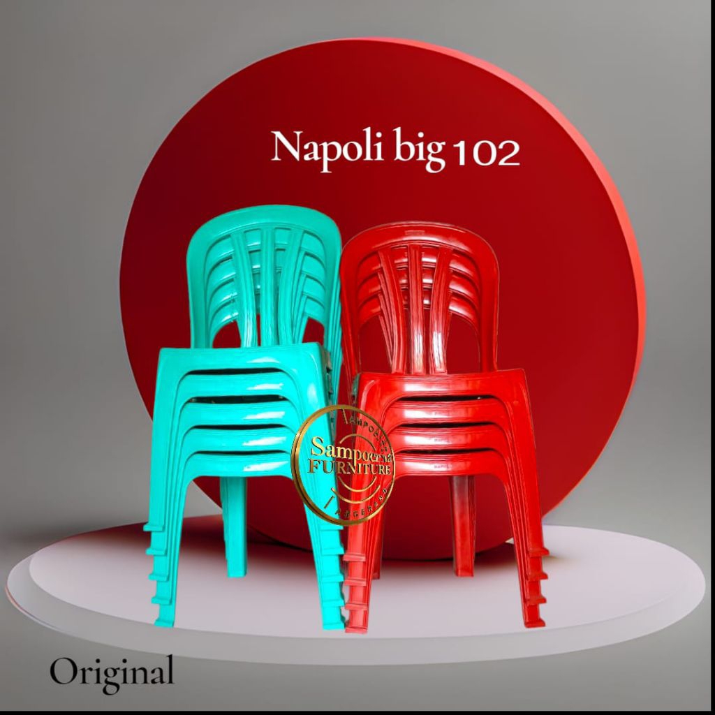 Jual Kursi plastik napoly big 102,Kursi plastik sender napoly, Kursi ...
