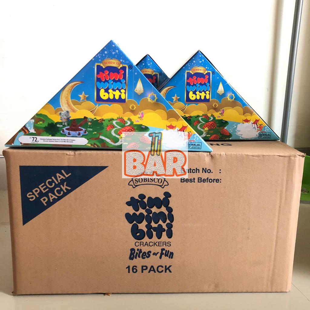 Jual 1 DUS/16 PCS TINI WINI BITI BISKUIT SPECIAL PACK HAMPERS PARCEL ...