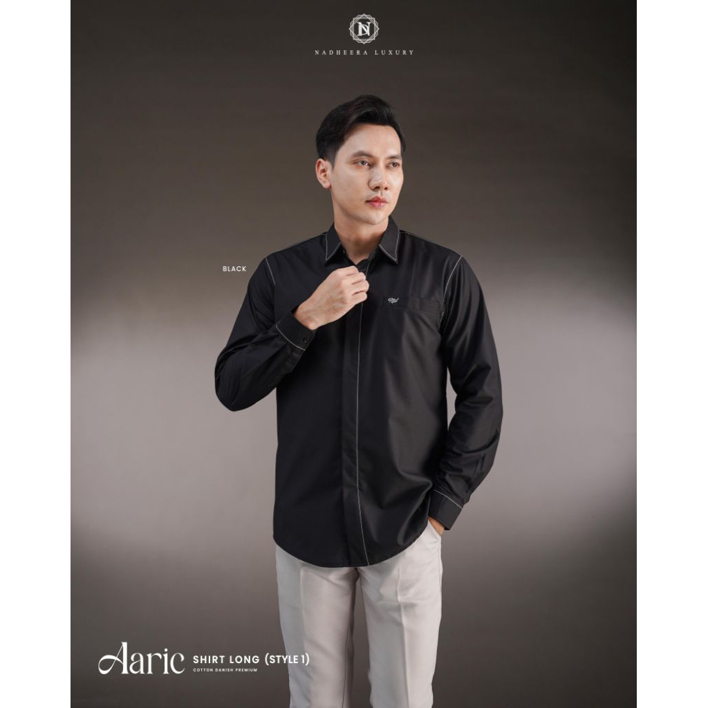 Jual AARIC LONG SHIRT BY NADHEERA LUXURY | Shopee Indonesia