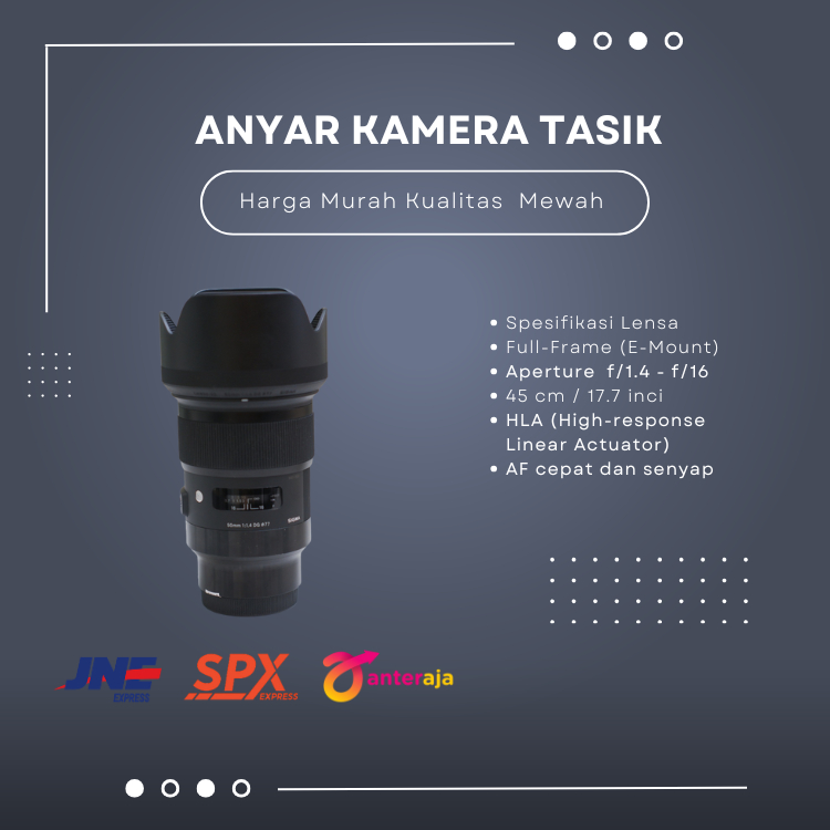 Jual Lensa Sigma 50mm F1.4 for Sony like new | Shopee Indonesia
