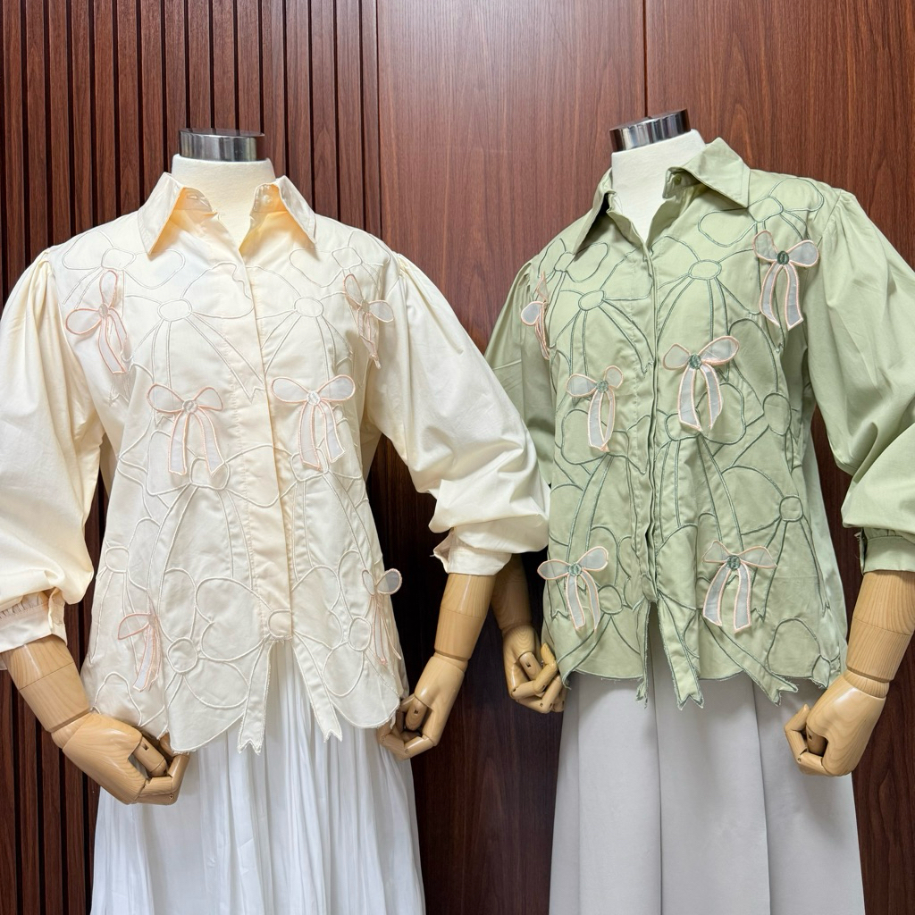 Jual SHE - TELMA SHIRT BORDIR KOREANLOOK BY SHEMANGAT ID/KEMEJA BORDIR ...